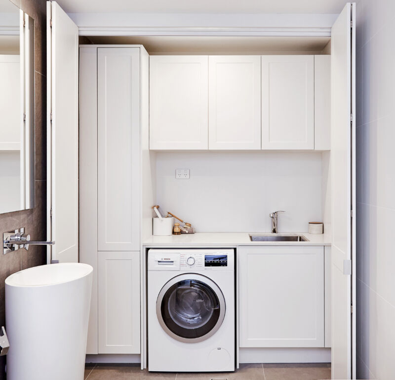 Spotlight on: Small Laundry Design Tips - Freedom Kitchens