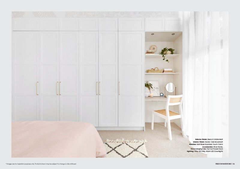 Wardrobe Catalogue | Wardrobe Ideas Brochure| Freedom Wardrobes